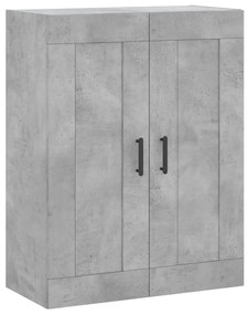 Skříň highboard betonově šedá 69,5x34x180 cm kompozitní dřevo,  3199629
