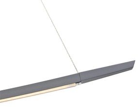 OLIGO Lisgo LED závěsné světlo, šedá matná