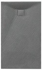 BPS-koupelny Obdélníková akrylátová sprchová vanička HYD-OSV-RIKO 100x70 šedá