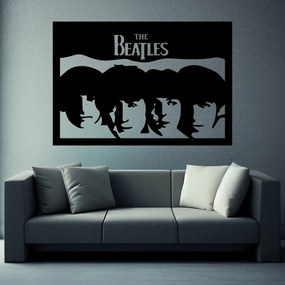 Živá Zeď Samolepka na zeď The Beatles Barva: černá