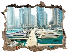 Wallmuralia Fototapeta díra na zeď Marina Dubaj 95x64 cm