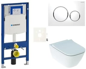 Závěsný wc set do lehkých stěn / předstěnový Geberit Smyle SIKOGESSMSS20