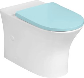 Bruckner Bruckner, LEON RIMLESS mísa pro kombi WC, spodní/zadní odpad, bílá, 201.421.4