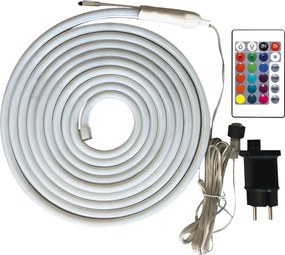 German LED pásek / RGB / 6 W / 5 m / 300 světel / plast / bílá