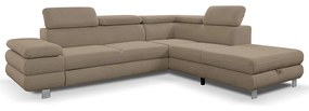 Sedací souprava CONTI NEW | 276x226 cm | PRAVÁ | rozkládací + úložný prostor | VÝBĚR TKANIN