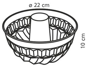 Forma na bábovku DELÍCIA ø 22 cm