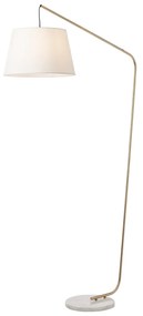 Smarter 01-3077 stojací lampa Kermit, béžová, zlatá, 1xE27, 180cm