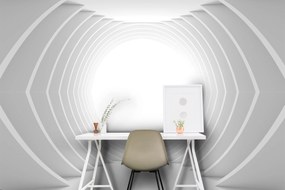 Malvis ® Tapeta 3D bílý tunel Vel. (šířka x výška): 360 x 260 cm