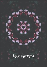 DecoKing - Nástěnný plakát - Love Forever