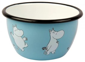 Modrá smaltovaná miska Moomin Muurla