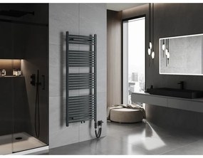 Mexen Ares, elektrické topné těleso 1500x600 mm + topná tyč 900 W, antracitová, W102-1500-600-2900-66