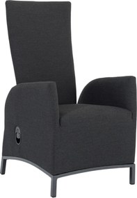 Doppler PARIS LIKA-TEX® polohovací zahradní křeslo antracit