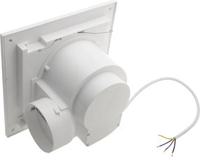 Sapho, TECTO koupelnový stropní ventilátor axiální, 20W, potrubí 100mm, bílá, časovač, TC202
