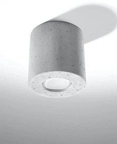 Stropní svítidlo Orbis, 1x betonové stínidlo