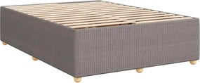 Rám postele bez matrace taupe 140 x 200 cm textil 3284946