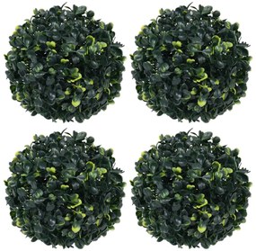Umělé buxus koule 4 ks 12 cm