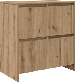 Servírovací skříň 3 ks Artisanový dub 70 x 41 x 75 cm 3393158