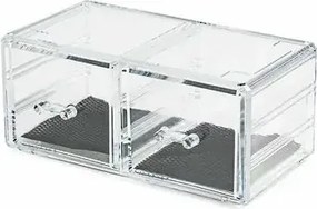 Compactor Velký stohovatelný organizér na šperky a kosmetiku - 2 zásuv
