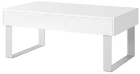 Gibmeble konferenční stolek Calabrini barevné varianty bílá lesklá / bílá