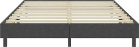 Postel boxspring šedá textil 160 x 200 cm 287457