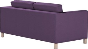 Potah na pohovku IKEA  Karlanda rozkládací, krátký barva fialová látka pletený vzor