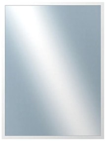 DANTIK - Zarámované zrcadlo - rozměr s rámem cca 60x80 cm z lišty PERLA bílá lesklá vysoká (2746)