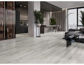 Mexen Boone, vinylová podlaha 1240x182 mm SPC 6,5 mm, IXPE 1,5 mm, 4stranná V-drážka, dub, F1054-1240-182-505-4V1-01