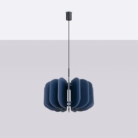 Sollux Lighting Závěsná lampa MULA 45 tmavě modrá