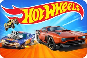 Dětská koupelnová předložka Hot Wheels Závod Začíná 40 × 60 cm