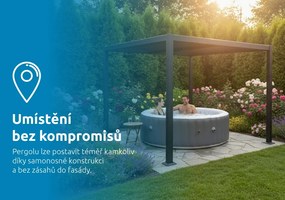 Bioklimatická pergola Marimex 3x4 m | 11640722