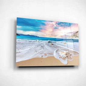 Skleněný Obraz moderní design 90x60 cm Cesta K Moři