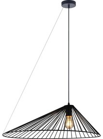 Polux Lustr na lanku AURORA 1xE27/20W/230V pr. 60 cm černá SA2075