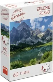 DINO Puzzle Turistická edice Zelené pleso / 60 dílků / 23,5 × 21,5 cm