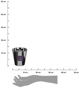 Vonná svíčka Code Noir 11 cm stříbrná