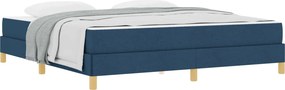 Postel s boxspringem s matrací Modrá 180 x 200 cm textil 3398590