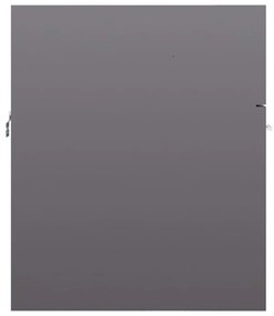 Skříňka pod umyvadlo šedá vysoký lesk 41x38,5x46 cm dřevotříska - Default Title