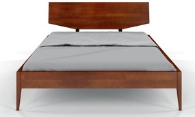 Dřevěná buková postel Skandica SUND / 160x200 cm, barva ořech