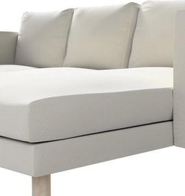 Potah na pohovku IKEA Norsborg 3-místná se šezlongem barva šedá látka sametová