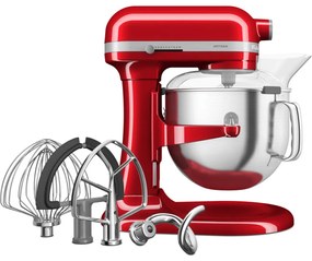 KitchenAid Artisan kuchyňský robot se zvedací mísou 6,6 l, červená metalíza, 5KSM70SHXECA