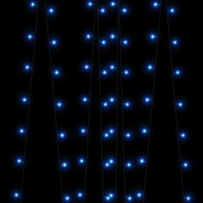 Solární světelné řetězy 5 ks 5 x 200 LED modré dovnitř i ven 328953