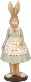 Dekorace figurka králičí žena v šatech - 9*7*22 cm