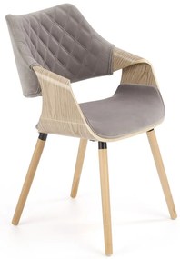 ImportWorld Jídelní židle K396, šedá