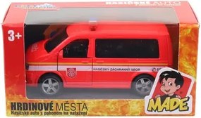 MaDe Auto hasičská dodávka, CZ design i box / od 3 let