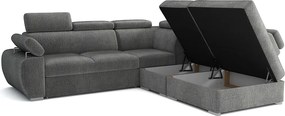Sedací souprava BASTON | 260x265 cm | rozkládací + úložný prostor | VÝBĚR TKANIN
