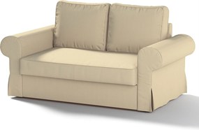 Potah na pohovku IKEA Backabro 2-místná, rozkládací barva krémová látka lesklé, pletený vzor
