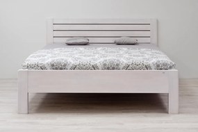 BMB Sofi Lux XL postel - buk Moření: Mahagon, Provedení: ostré, Rozměr: 160 x 200 cm