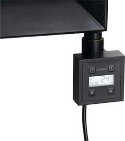 Sapho KTX - Topná tyč s termostatem, 800 W, matná černá KTX-B-800