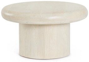 BIZZOTTO Konferenční stolek LOPEZ světlý ø60 cm 0747037
