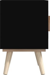 vidaXL TV skříňka s dvířky 105 x 30 x 45 cm kompozitní dřevo [352164] Barva: Černá