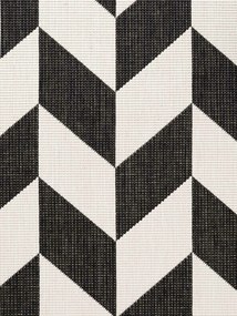 Ted Baker, Kusový koberec Ted Baker Haringey 106378 Black White, 120x170, černobílá, chodba / předsíň